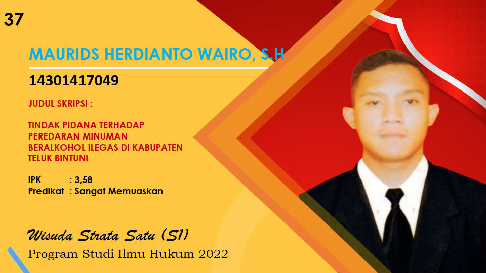Slide Daftar Wisudawan (Progres) STIH Caritas Papua_041 | Papua Kini Slide Daftar Wisudawan (Progres) STIH Caritas Papua_041 | Papua Kini