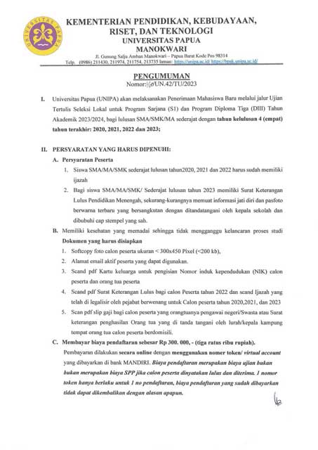 Suratt-Unipa-Kaimana_Page_2 | Papua Kini